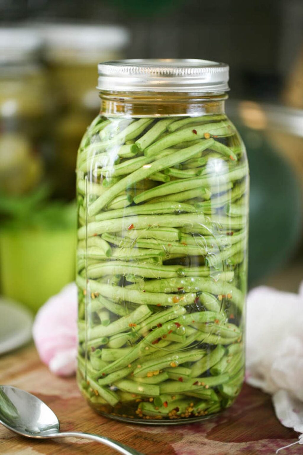 Lacto-Fermented Green Beans - Lady Lee's Home