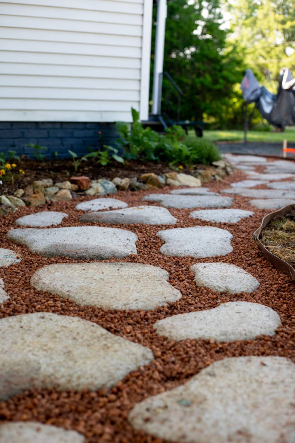 DIY Concrete Pavers - An Affordable Walkway! - Lady Lee's Home