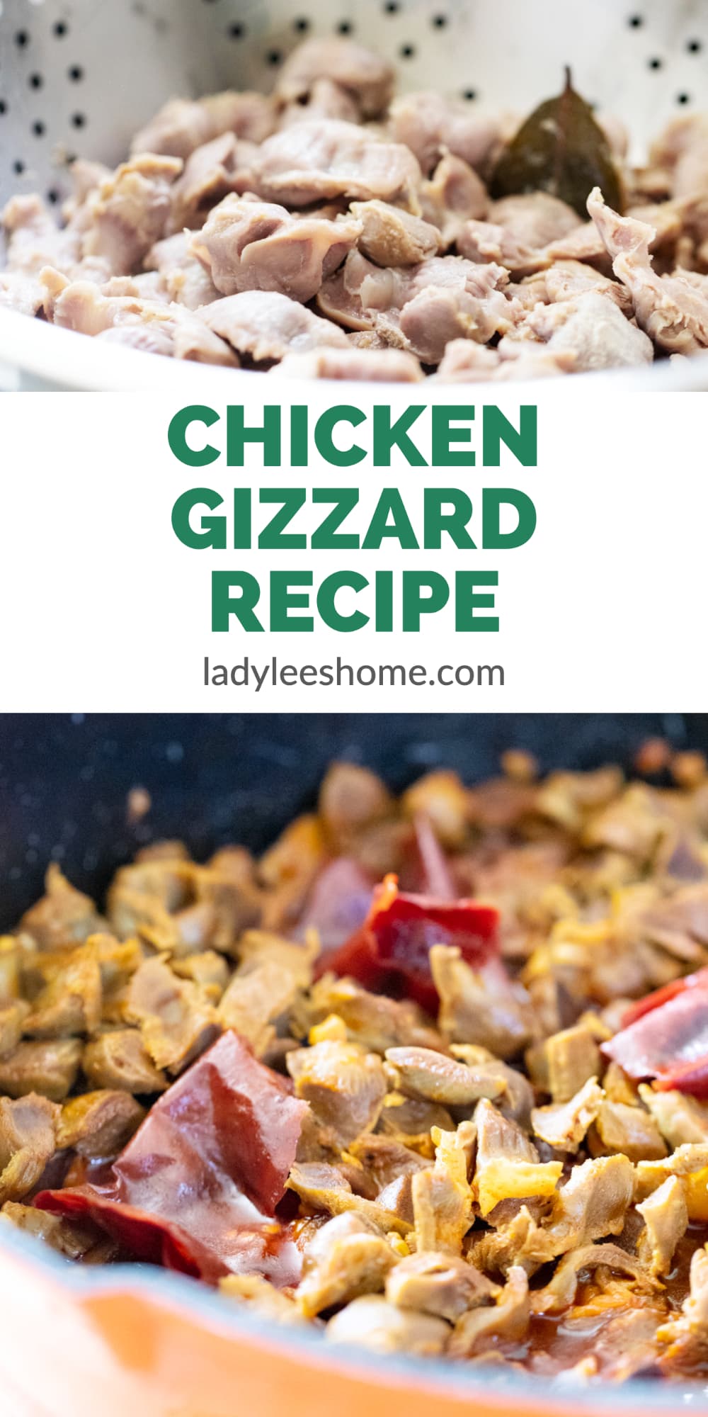 Chicken Gizzard Recipe - Lady Lee's Home