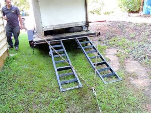 Moving a Garden Shed the Redneck Way - Lady Lee's Home