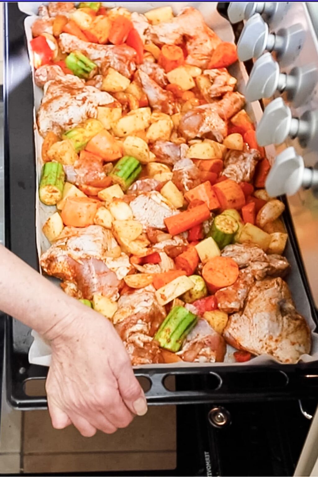 One Pan Chicken and Veggies - Lady Lee's Home