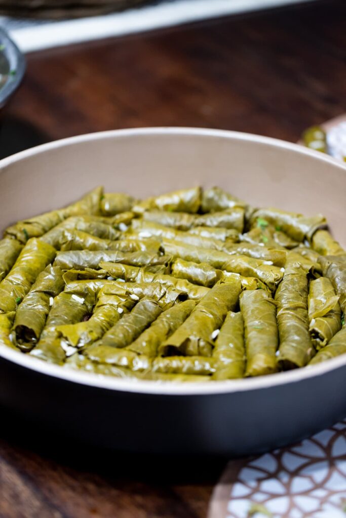 Vegetarian Stuffed Grape Leaves - Lady Lee's Home