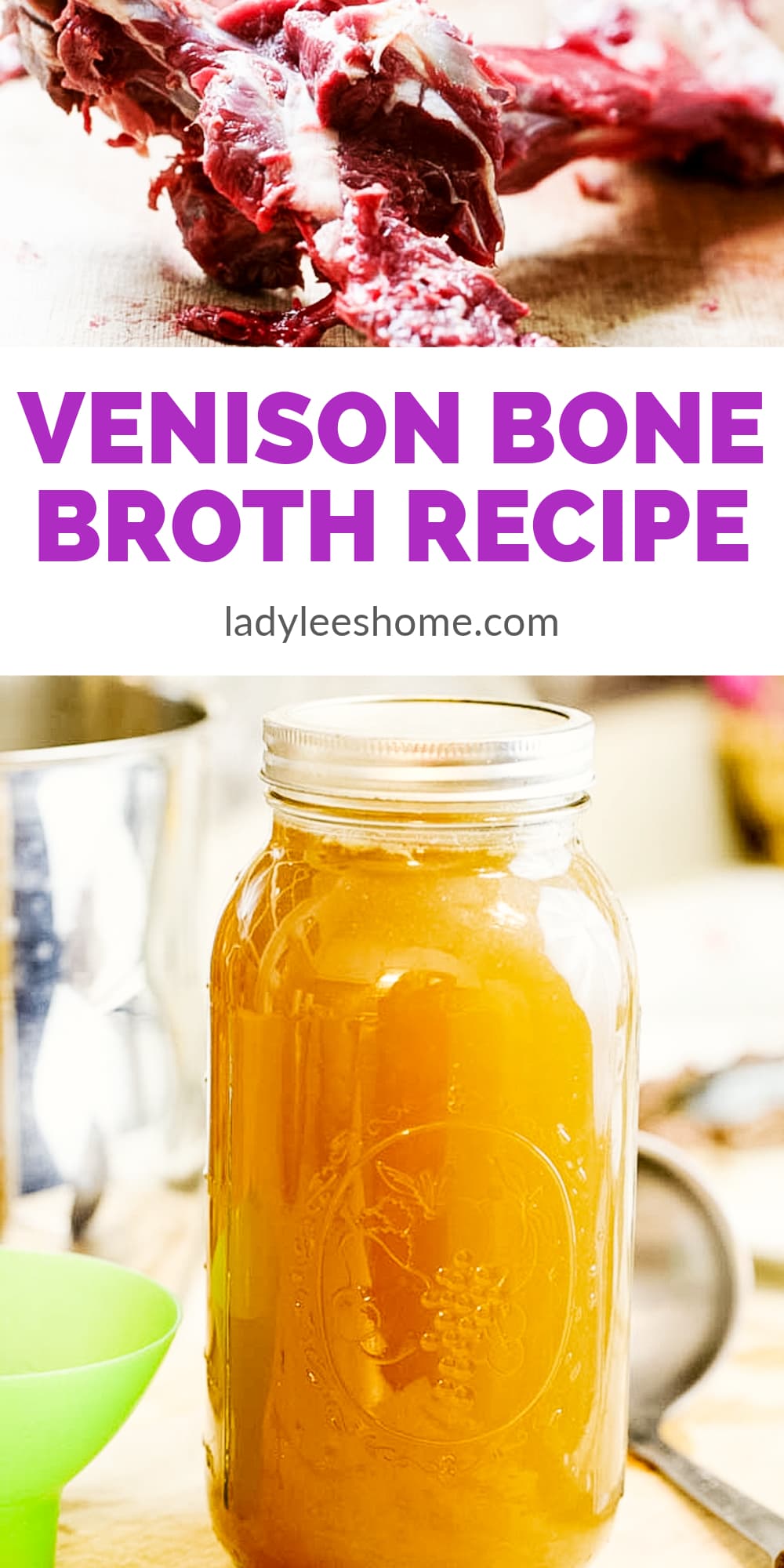 Venison Bone Broth - Lady Lee's Home