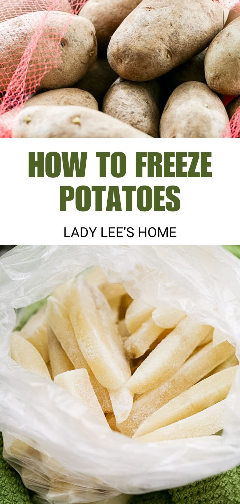 Blanching Potatoes For Freezing - Lady Lee's Home